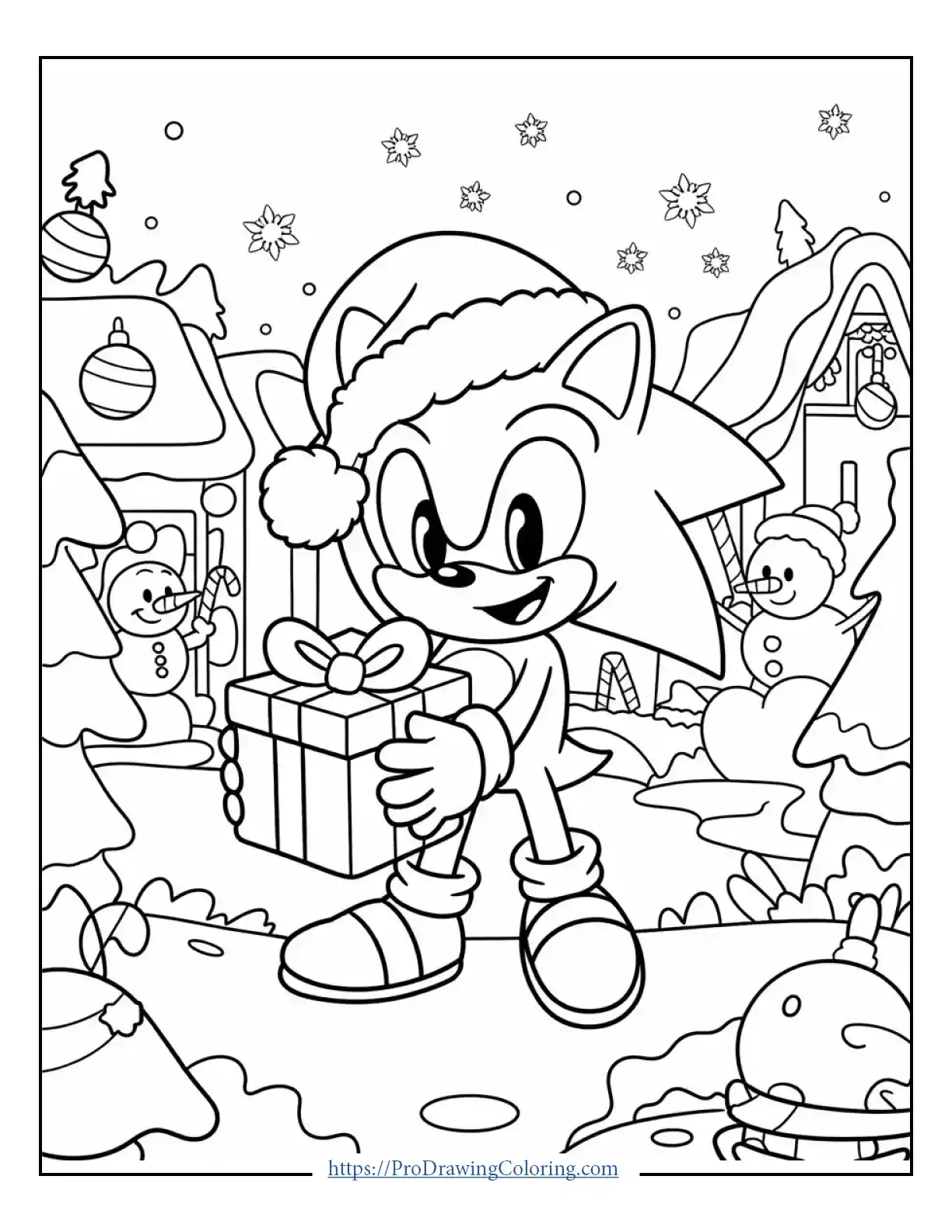 30 Free Sonic Coloring Pages to Print for Kids and Adults
