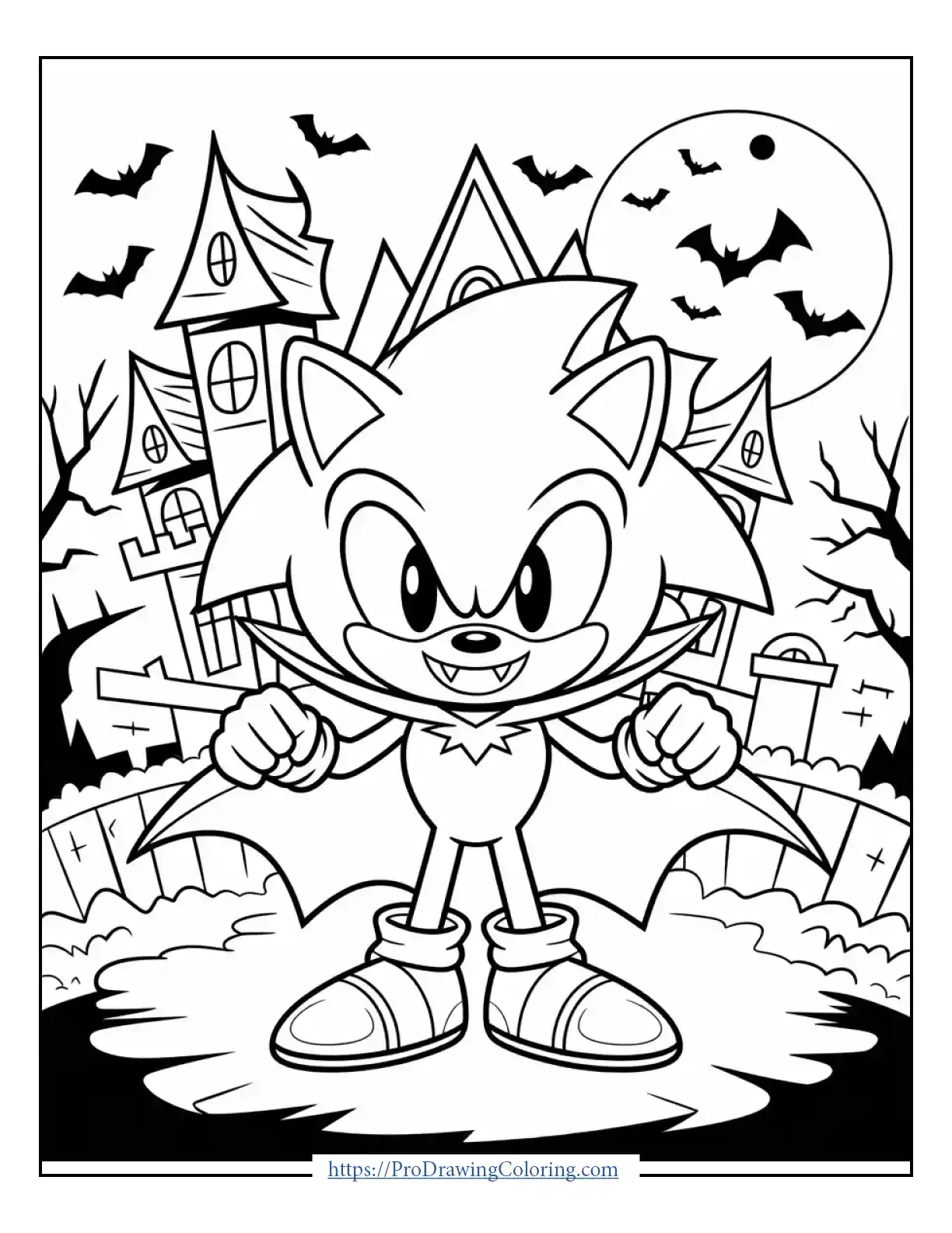 30 Free Sonic Coloring Pages to Print for Kids and Adults