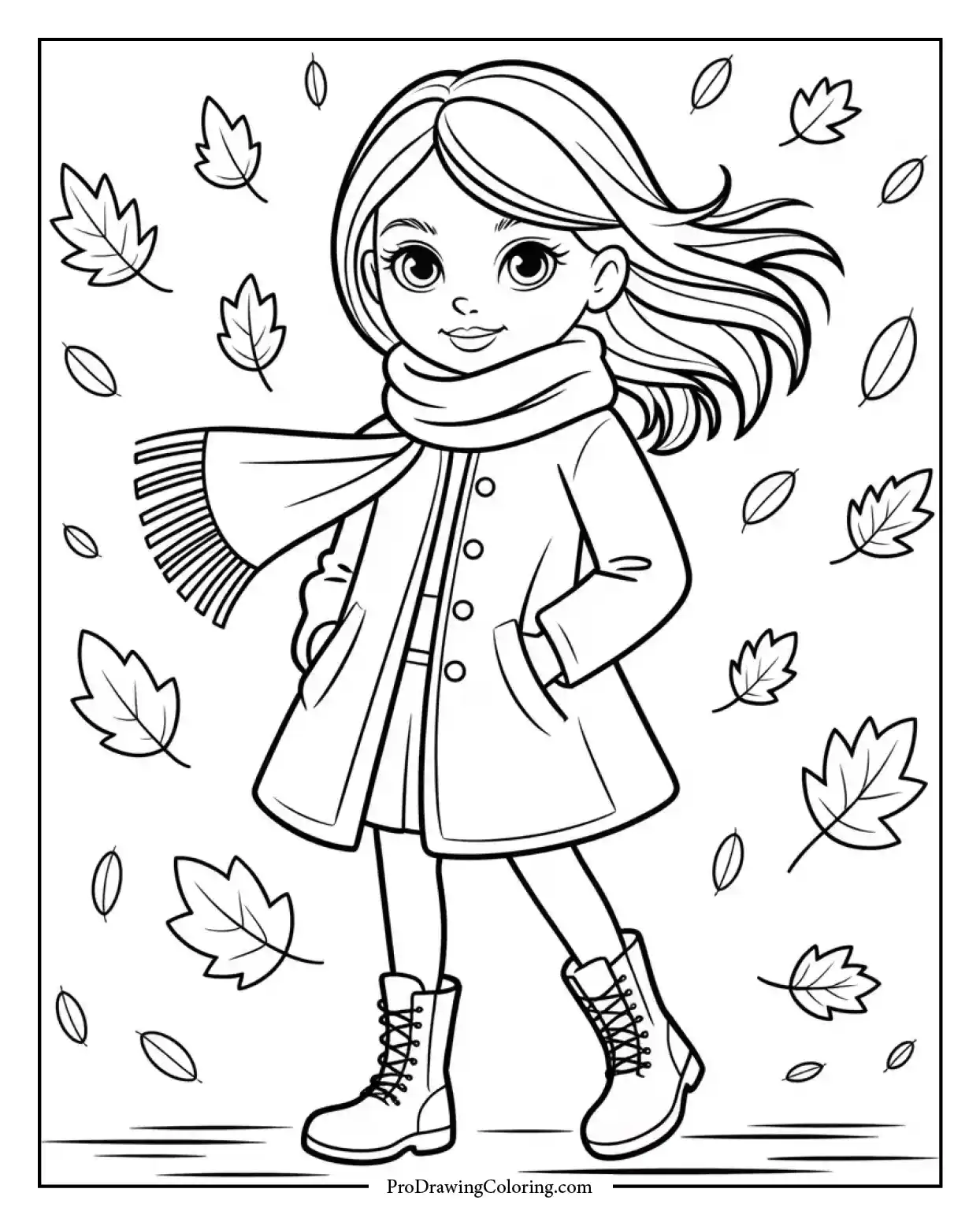 40 Fall Coloring Pages – Free Printable PDF for Kids and Adults