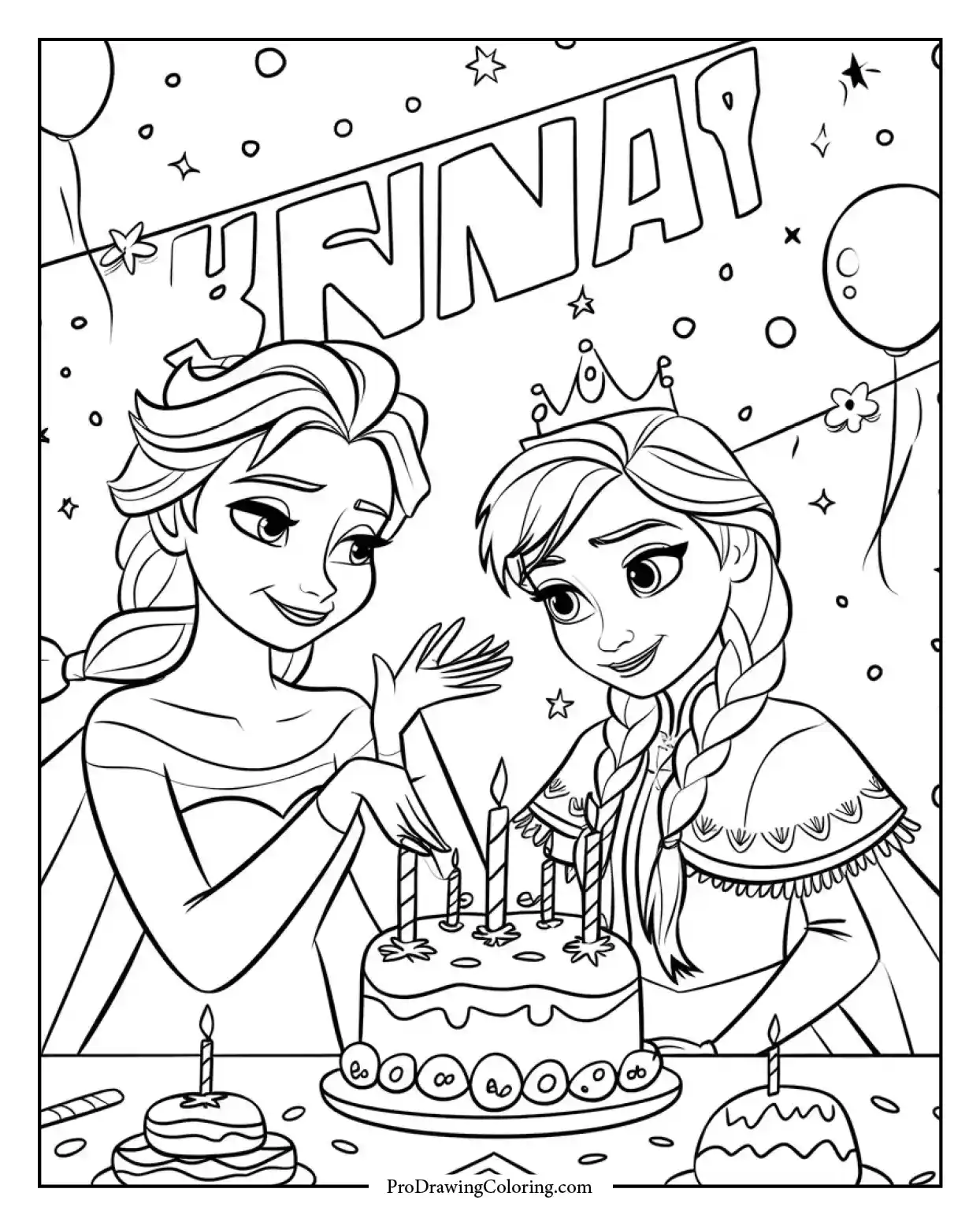 Elsa Coloring Pages – Free Printable PDF for Kids and Adults