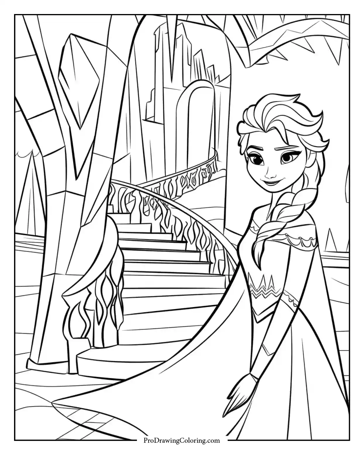 Elsa Coloring Pages – Free Printable PDF for Kids and Adults