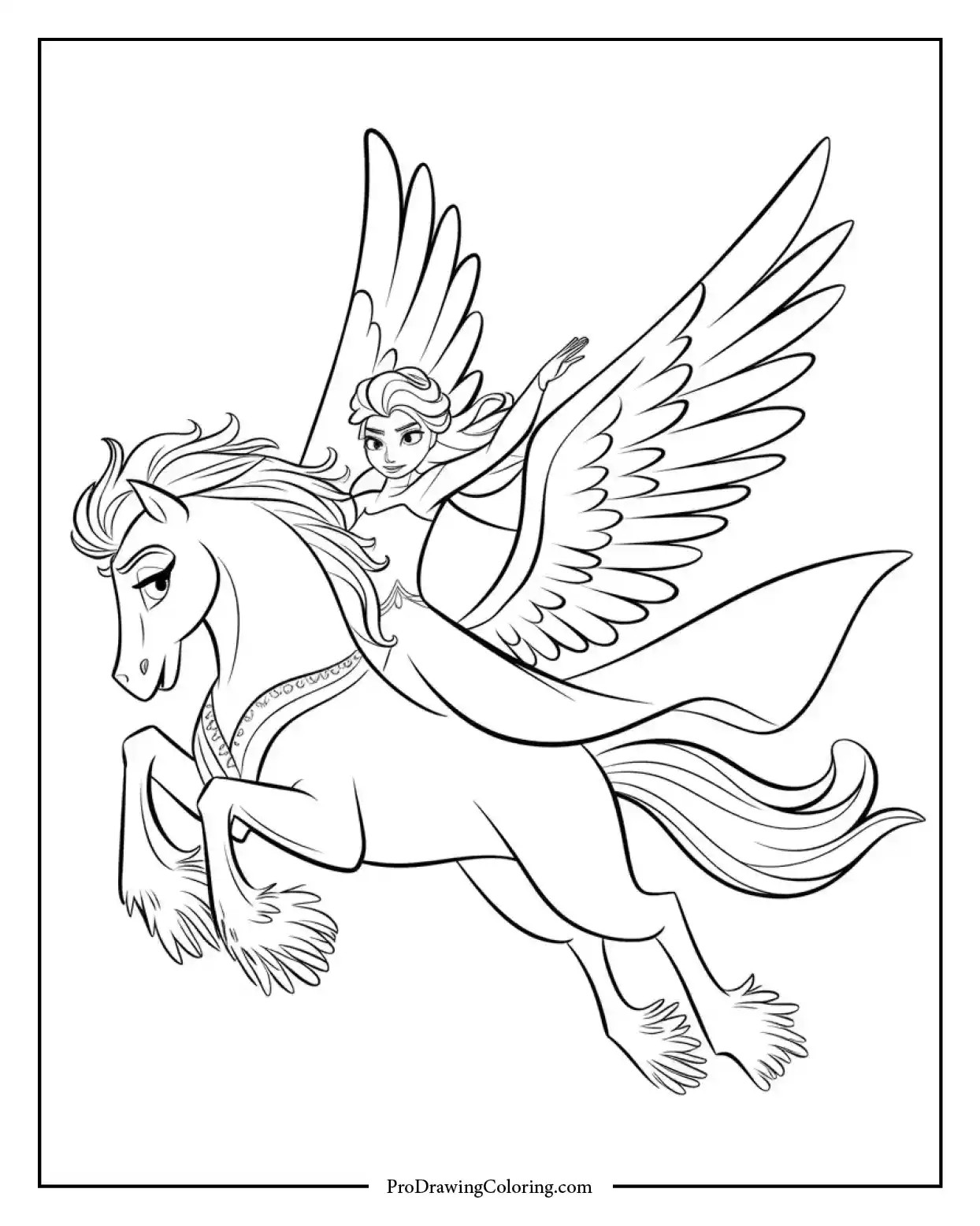 Elsa Coloring Pages – Free Printable PDF for Kids and Adults