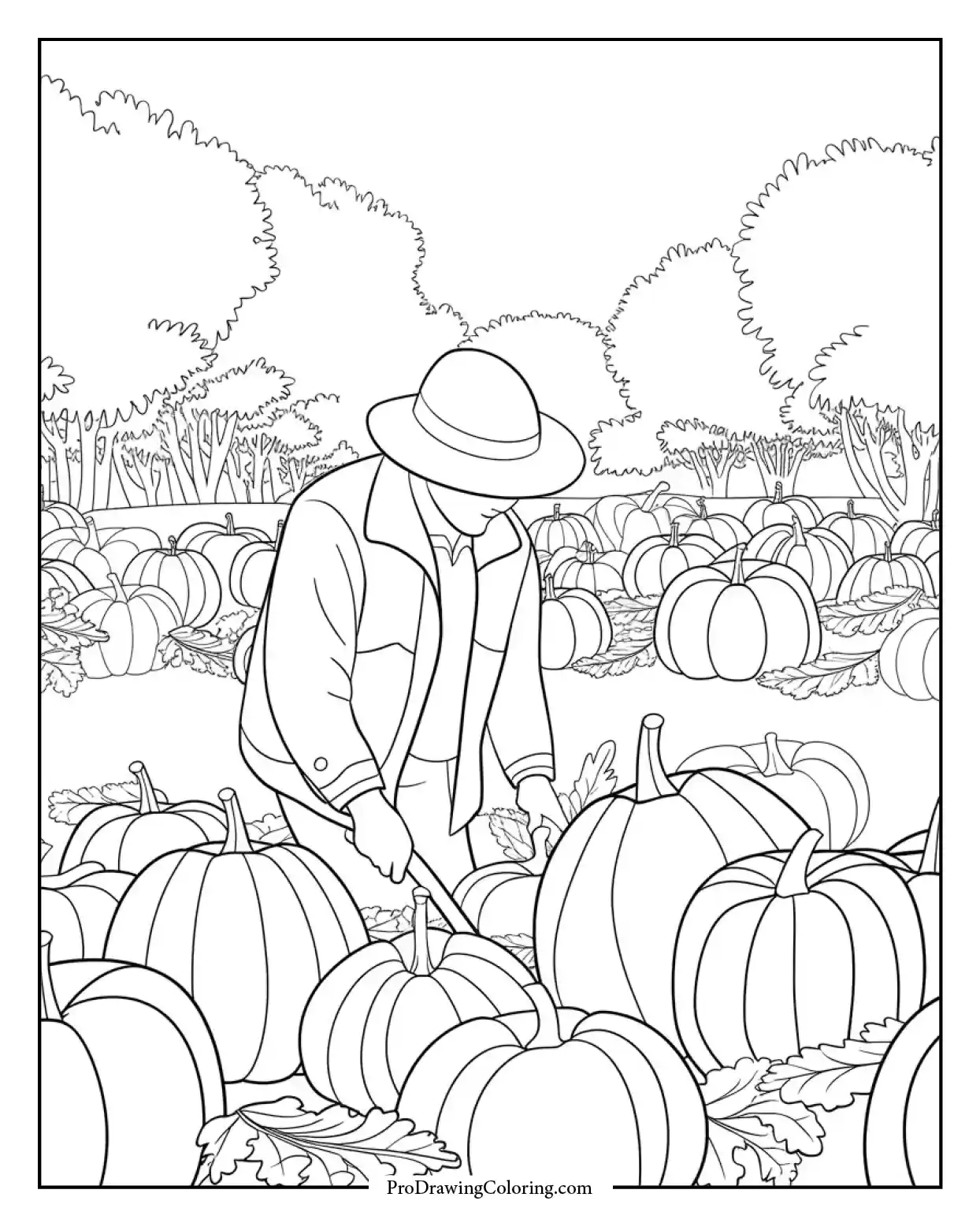 40 Fall Coloring Pages – Free Printable PDF for Kids and Adults