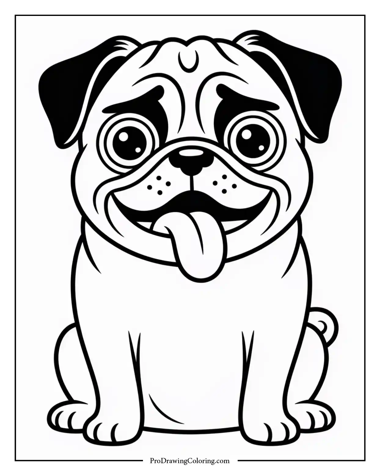 Dog Coloring Pages – Free PDF for Kids and Adults