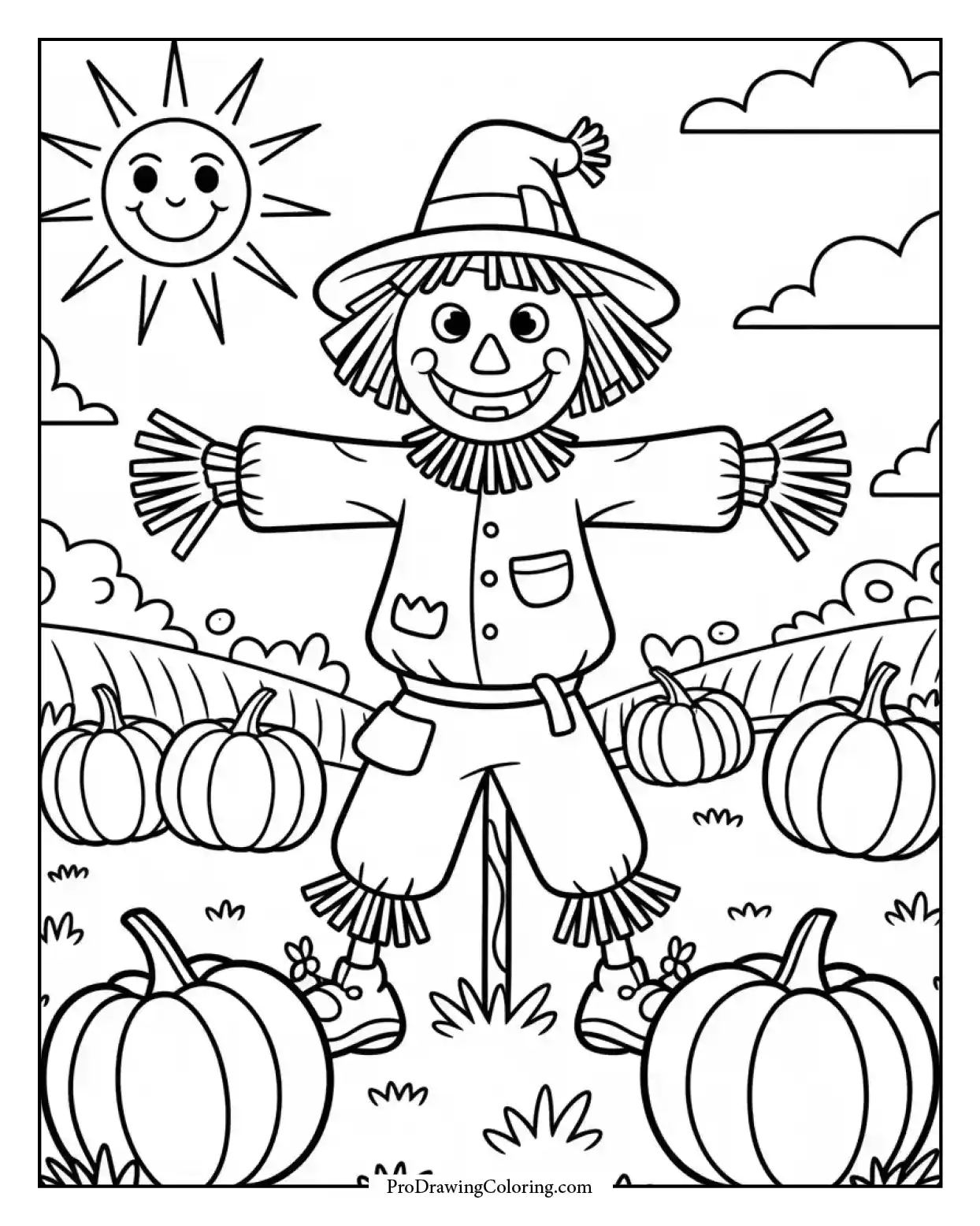 40 Fall Coloring Pages – Free Printable PDF for Kids and Adults