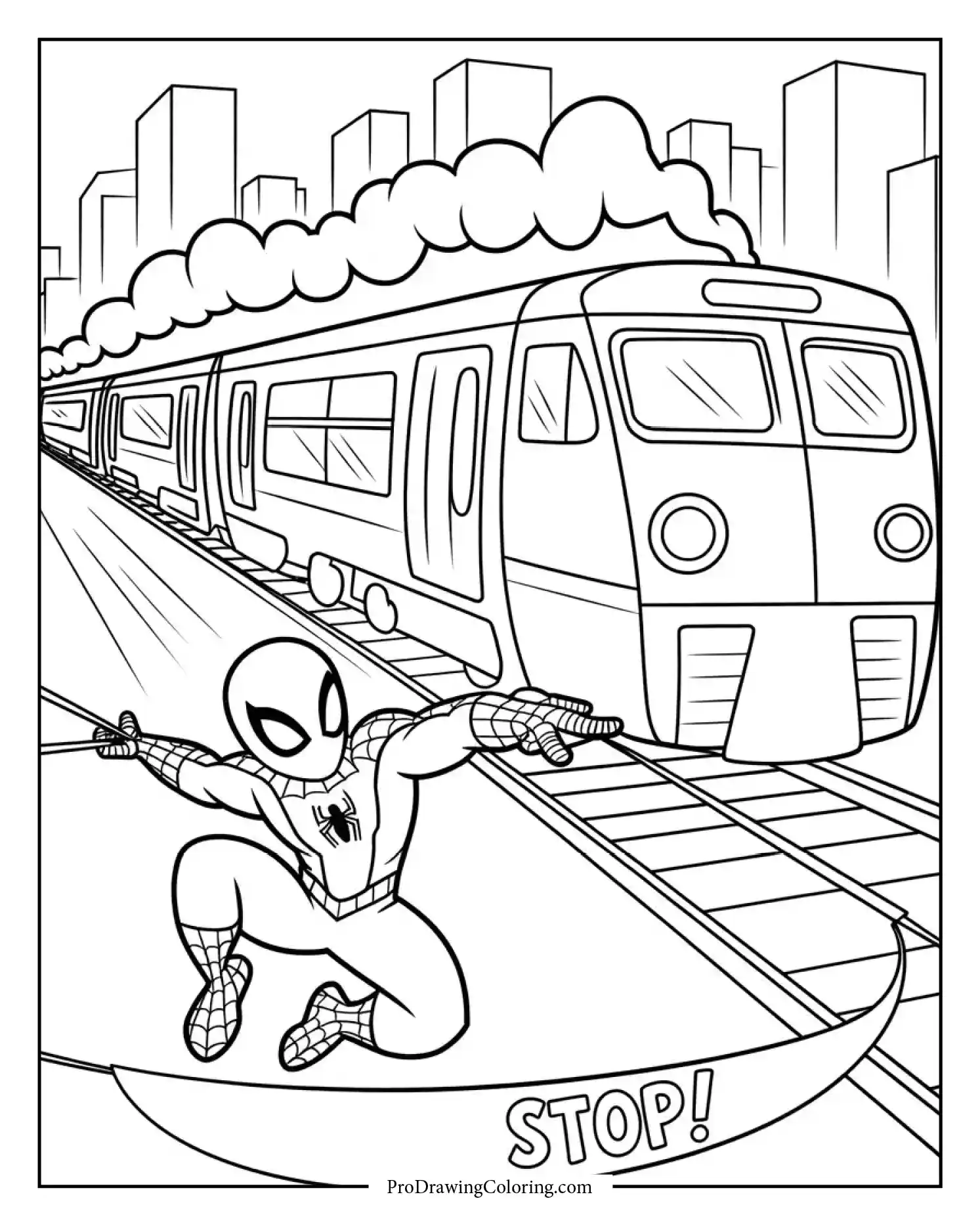 Spiderman Coloring Pages – Printable PDF for Kids & Adults