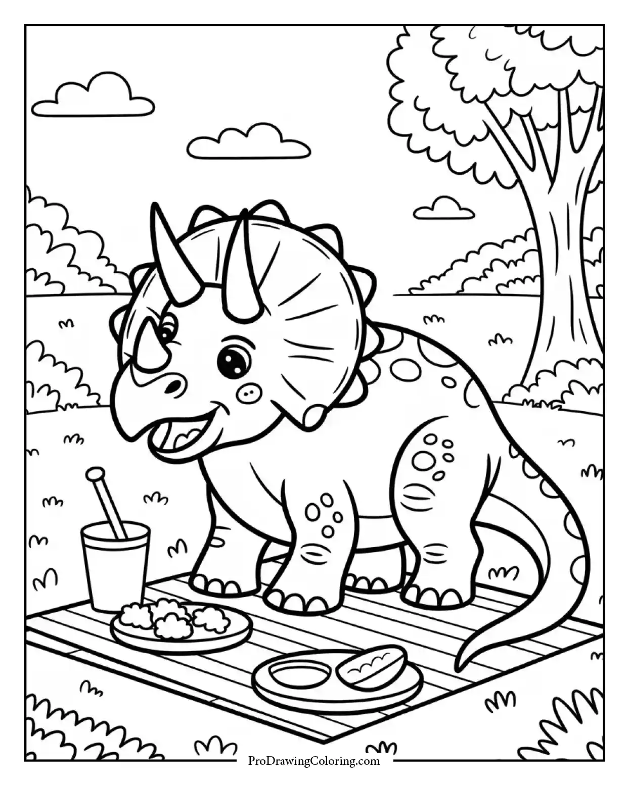Free Dinosaur Coloring Pages – Print PDF for Kids and Adults