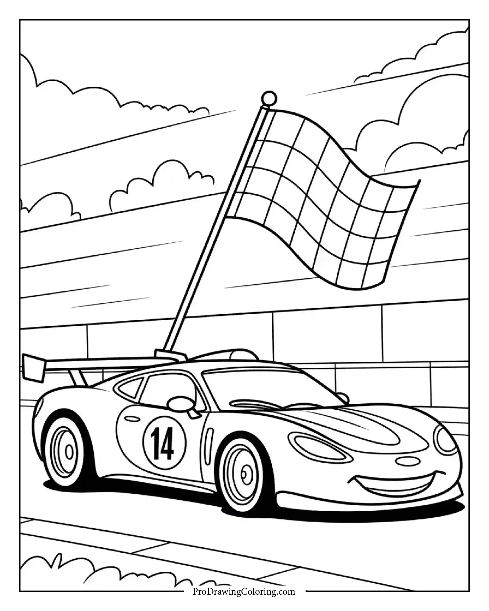 Car Coloring Pages – Free Printable Cars for Kids & Adults
