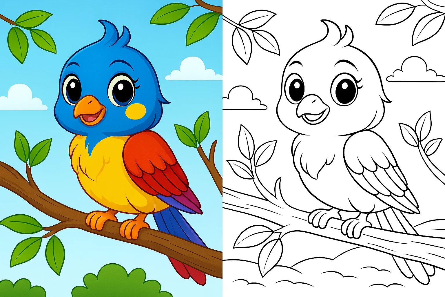 Free Bird Coloring Pages – Beautiful Printable Art