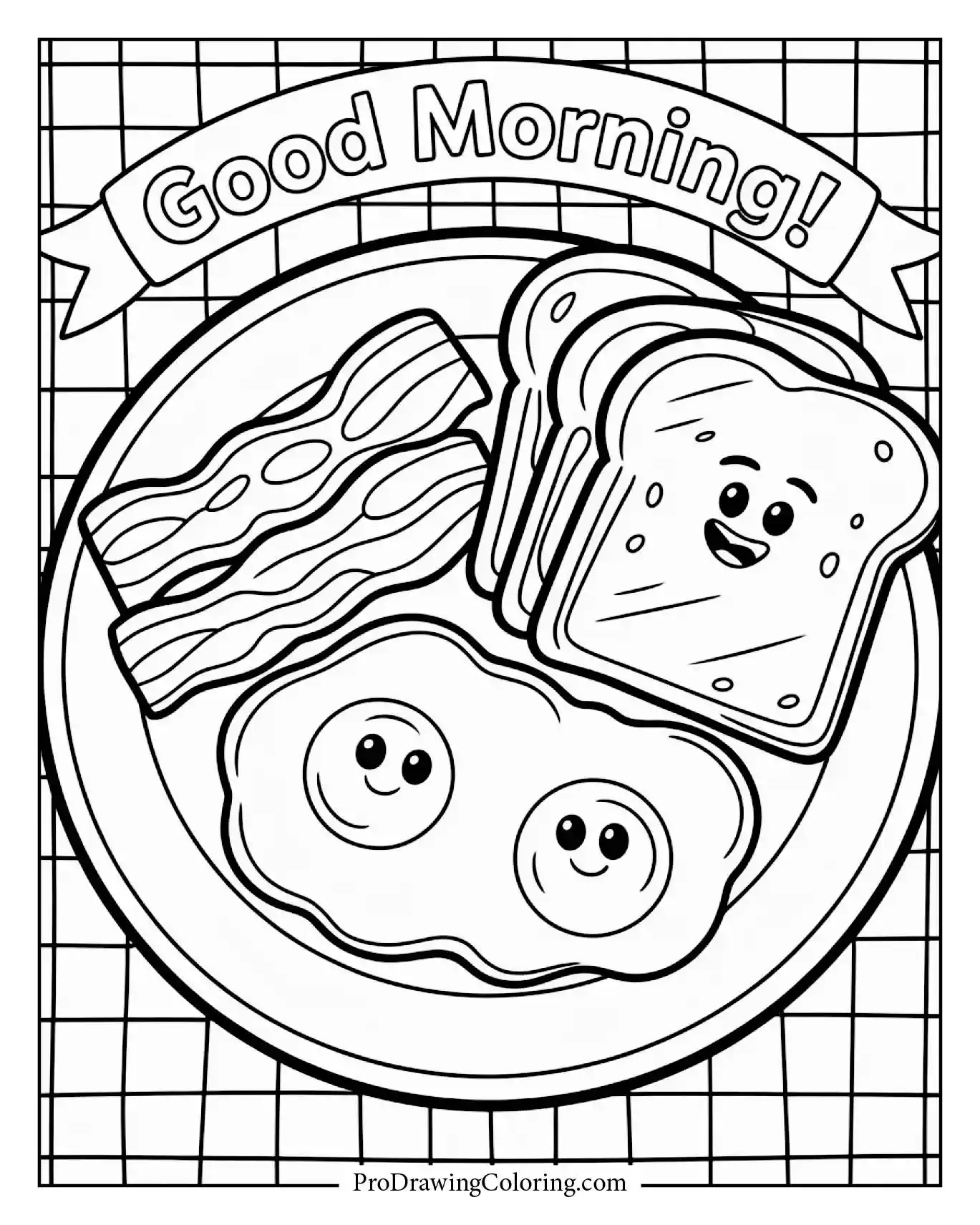 Food Coloring Pages – Free Cute & Kawaii Printables