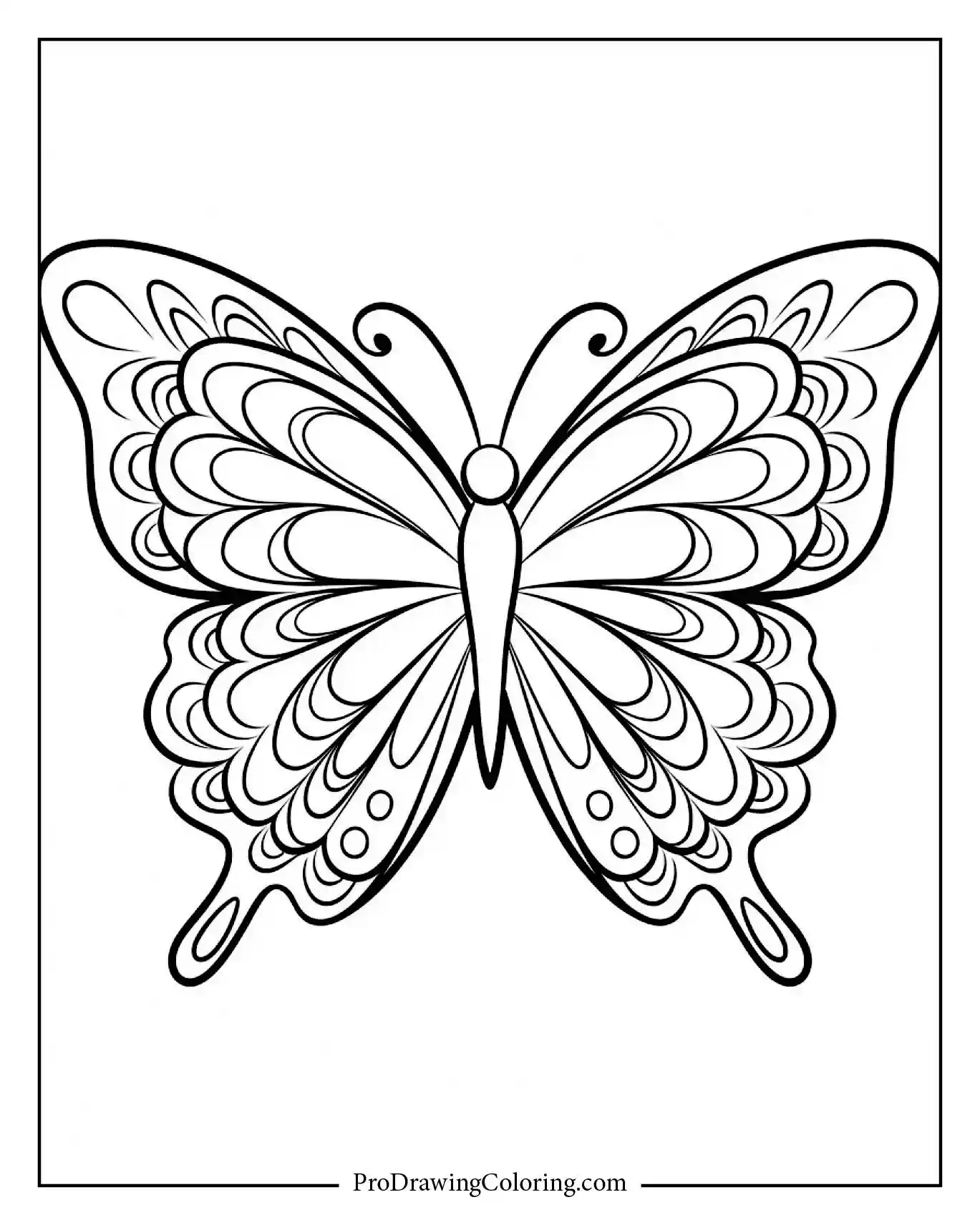 Butterfly Coloring Pages – Free Creative Printable Sheets