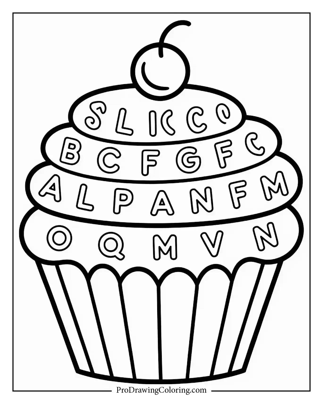 Free Cupcake Coloring Pages – Printable PDF (Kids & Adults)