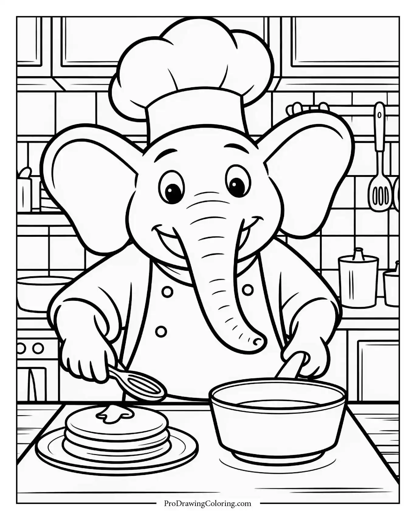 Free Elephant Coloring Pages for Kids & Adults – Cute & Printable Art