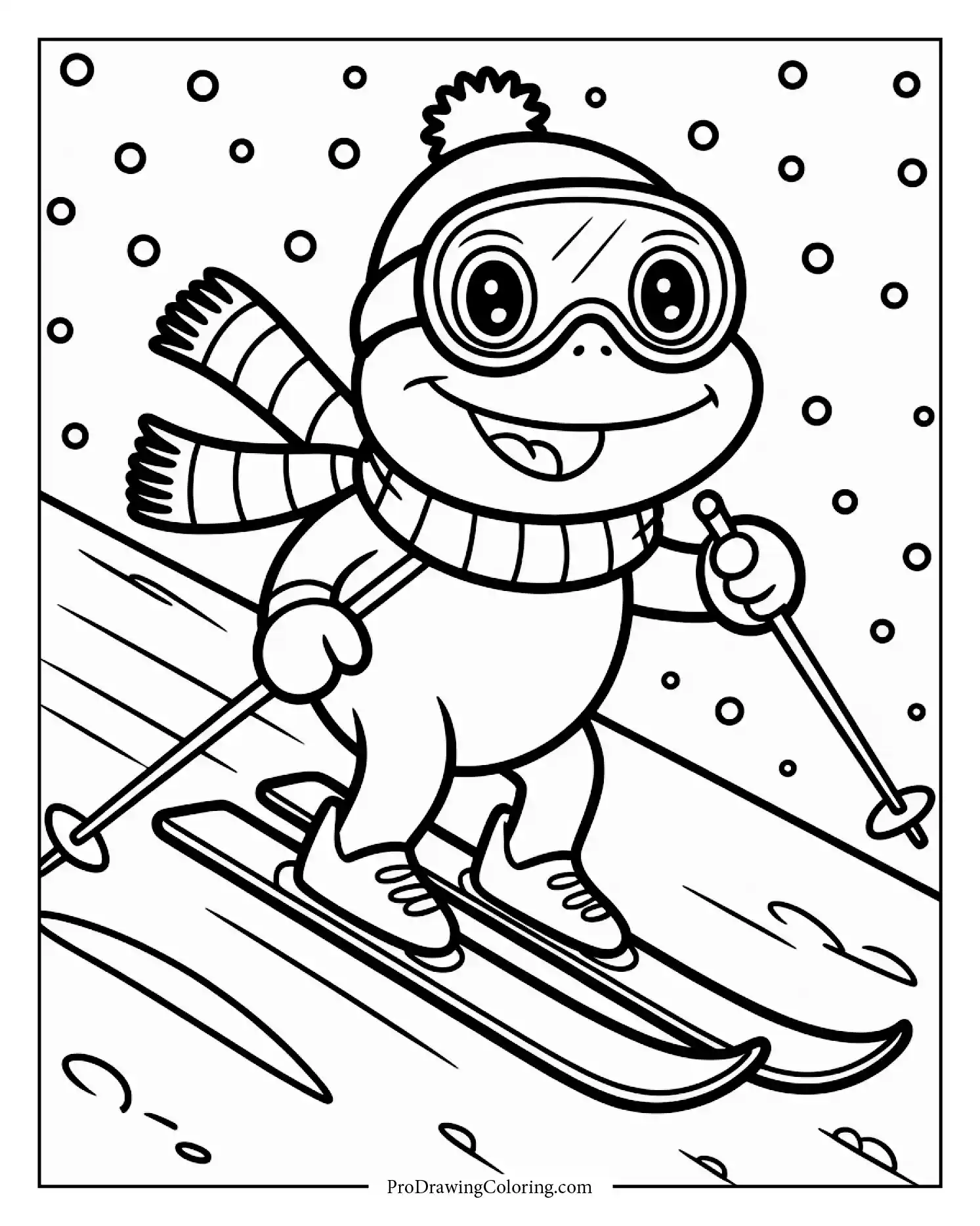 Frog Coloring Pages – Cute & Free Printable Frog Art