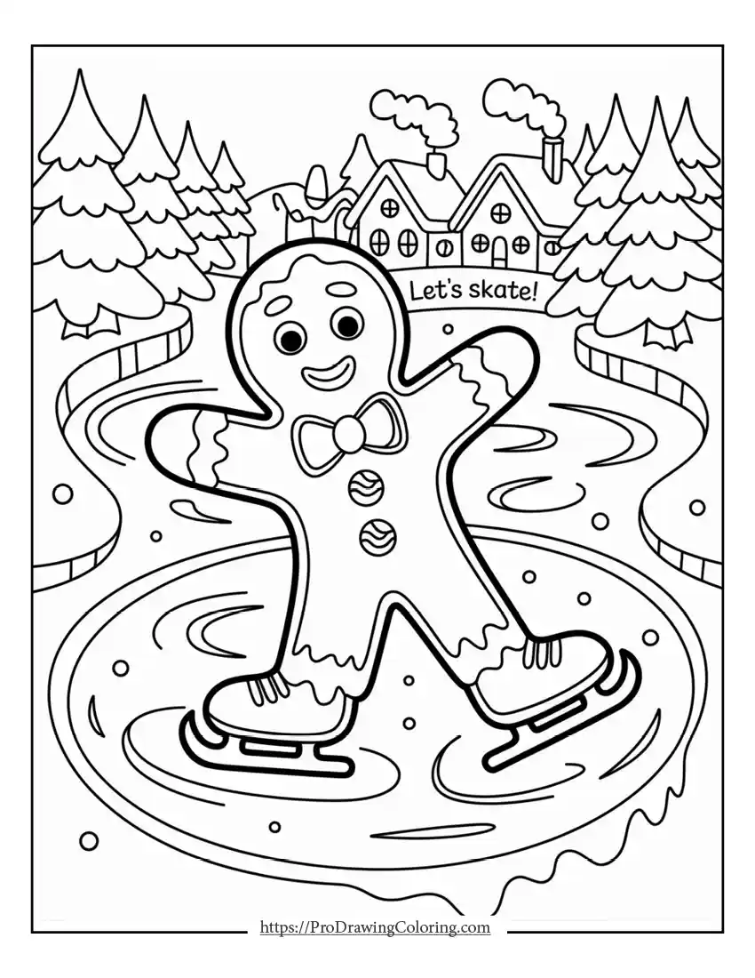 40 Free Gingerbread Man Coloring Pages – Printable PDF