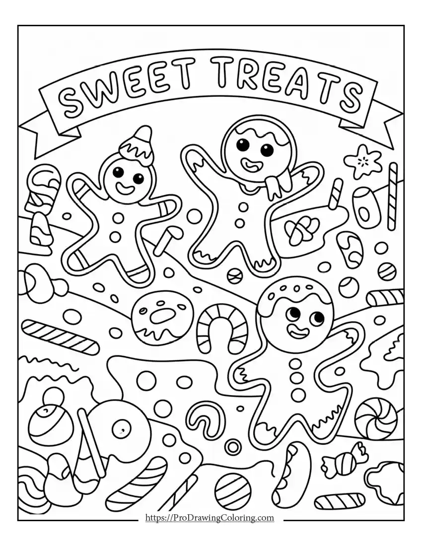 40 Free Gingerbread Man Coloring Pages – Printable PDF