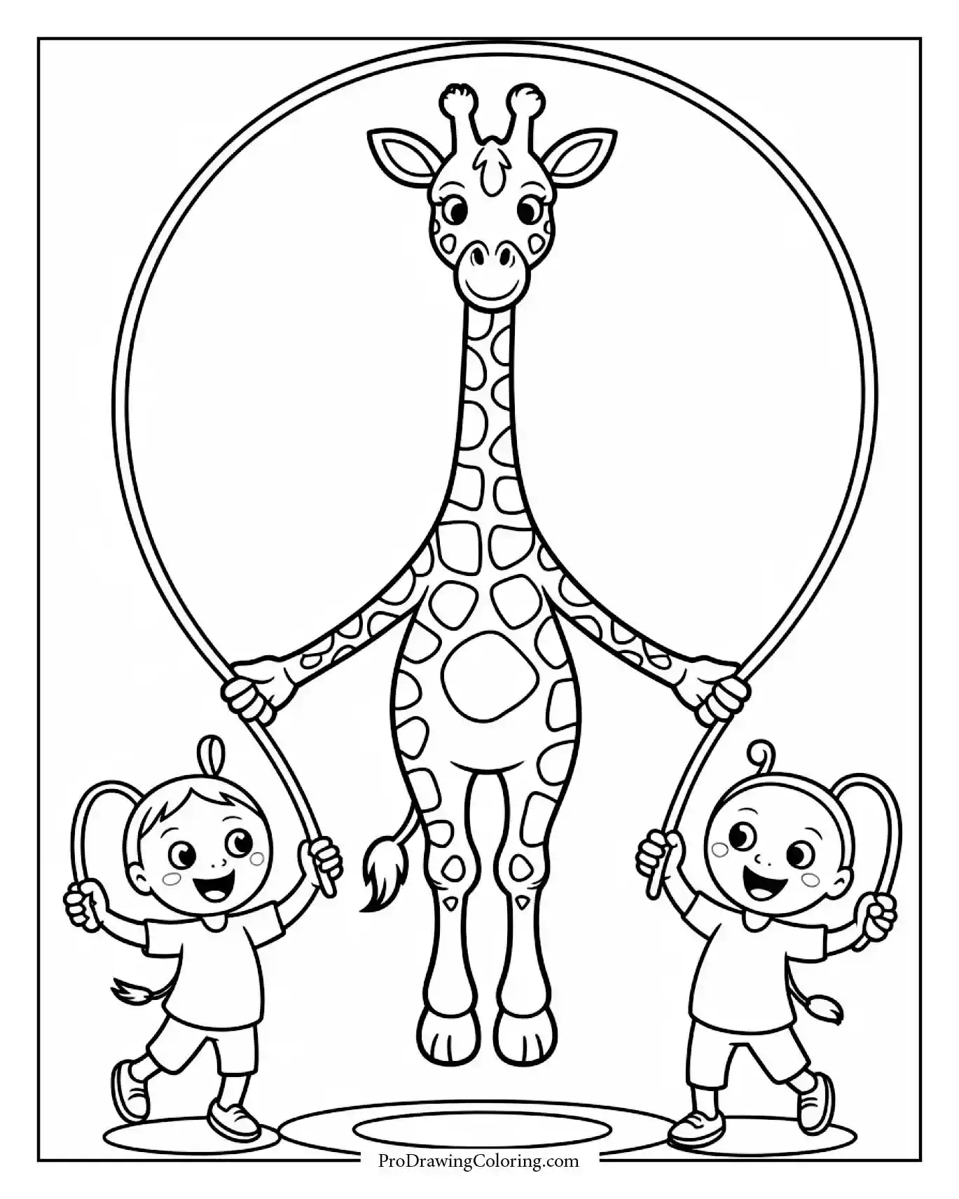 Free Giraffe Coloring Pages – Cute Printables for All Ages