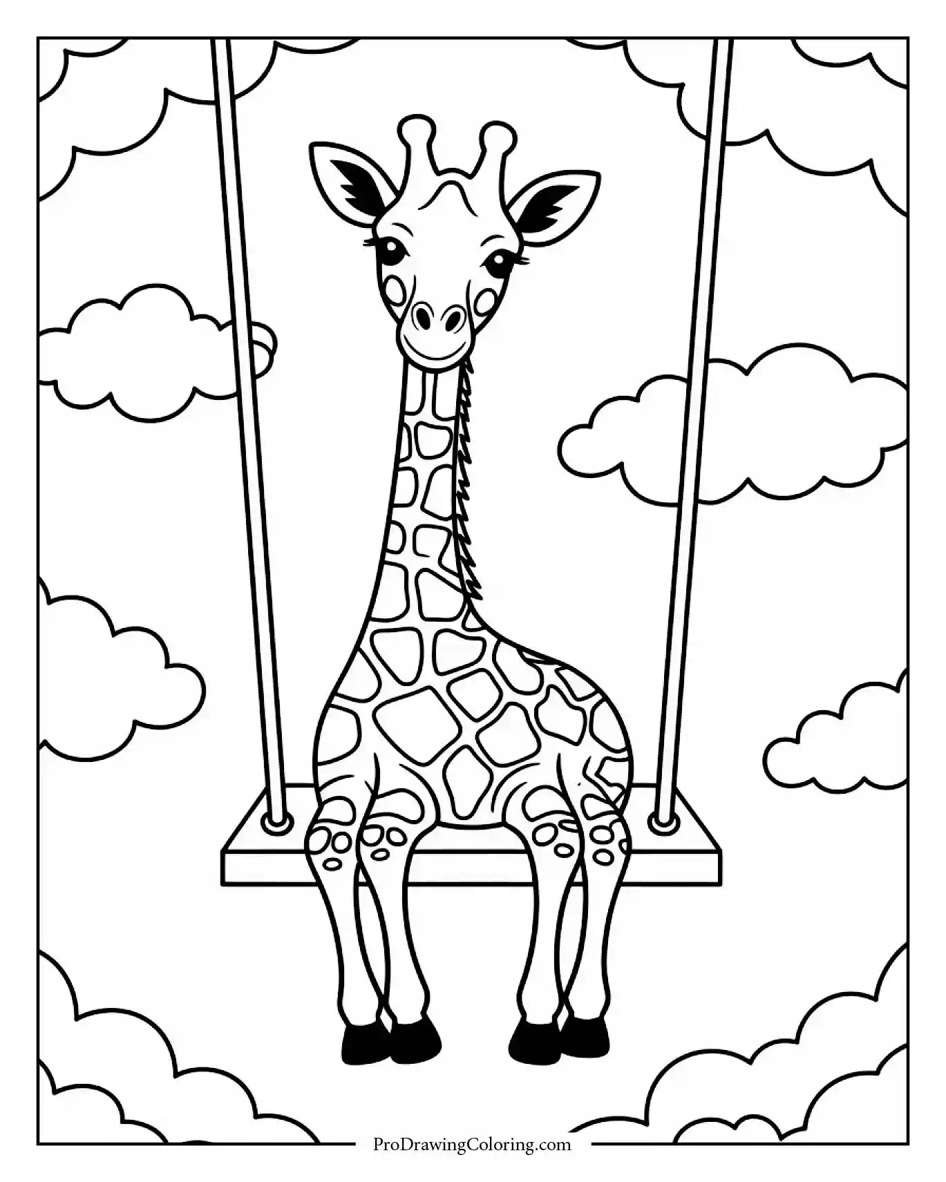 Free Giraffe Coloring Pages – Cute Printables for All Ages
