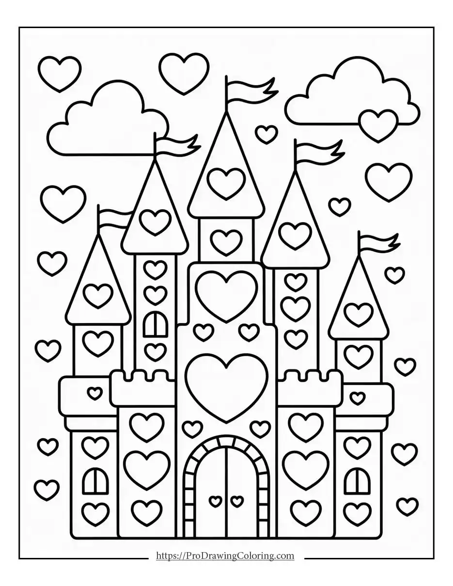 Heart Coloring Pages – Free Printable PDF for Kids & Adults