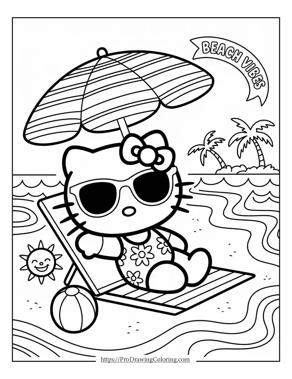 Summer Coloring Pages – Free Printable Fun for Kids