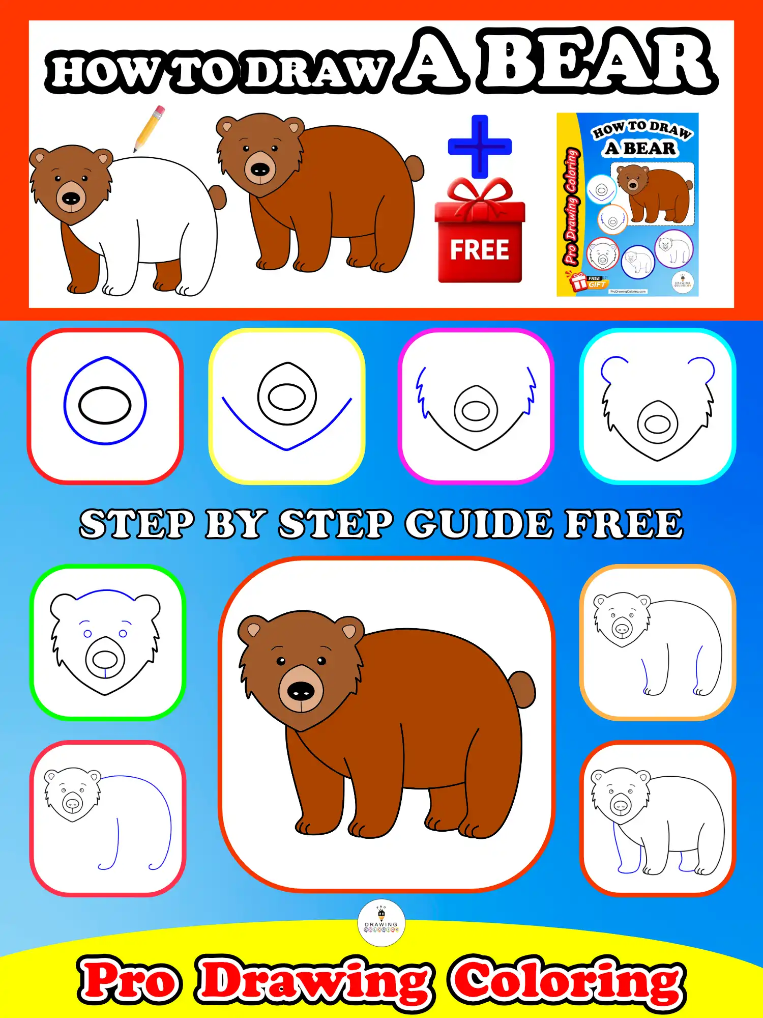 Free Animal Drawing Tutorials | Pro Drawing Coloring