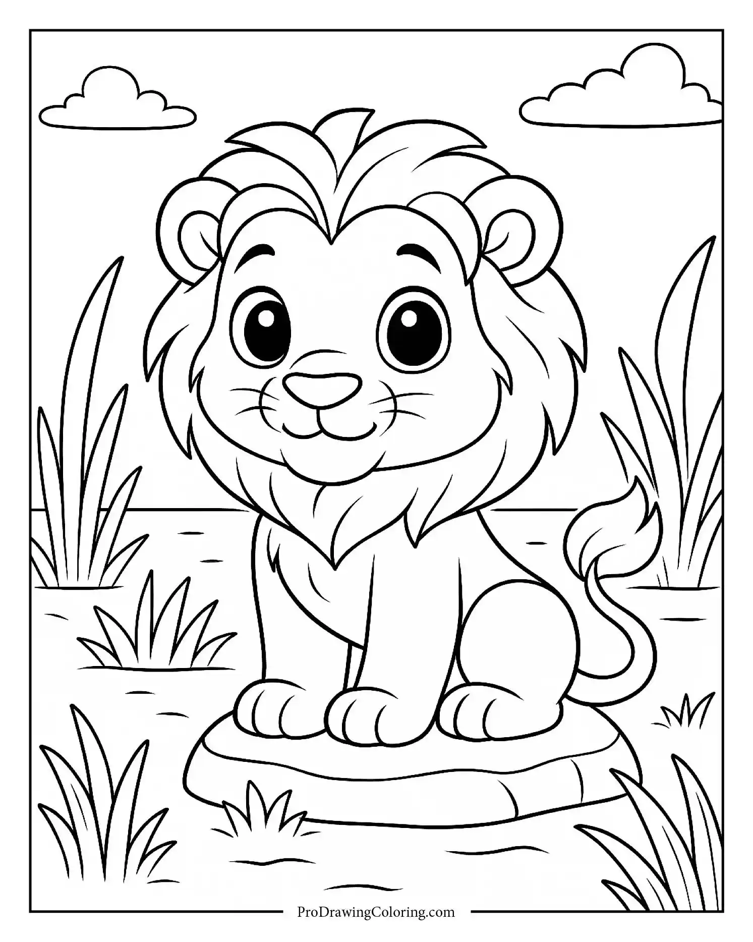 Lion Coloring Pages – Free Printable Lions for All Ages