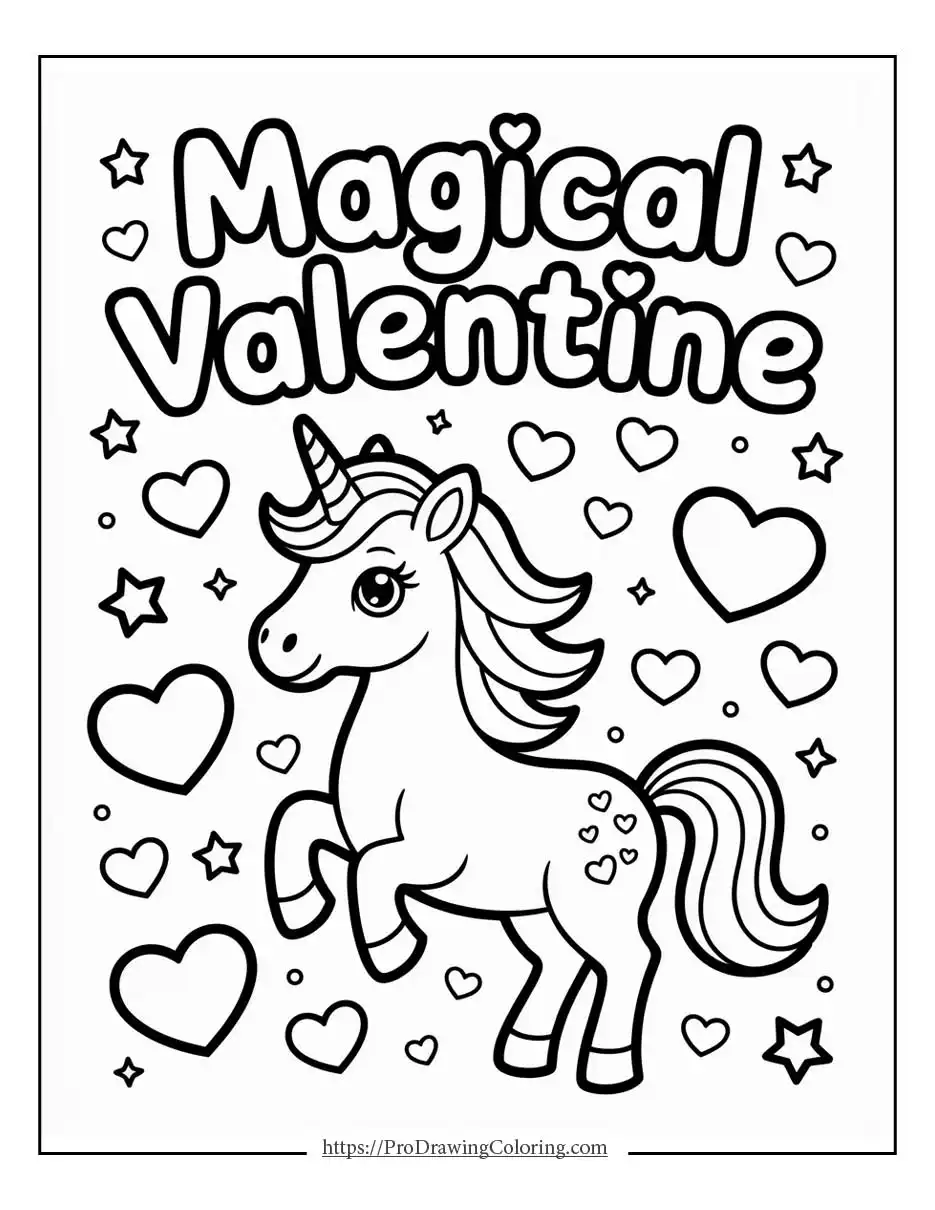 Valentines Day Coloring Pages to Print for Kids and Adults