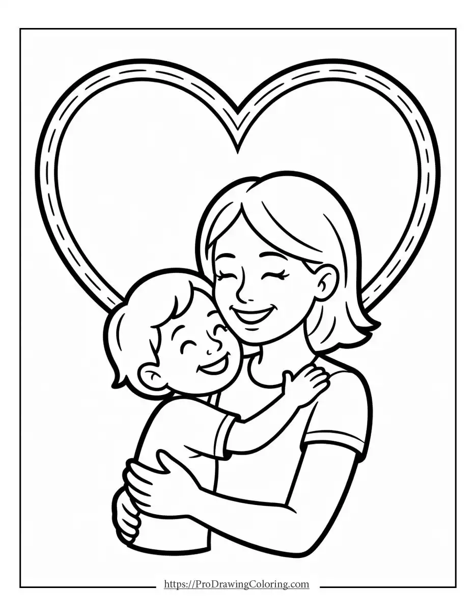 Mother’s Day Coloring Pages – Free Printable PDFs