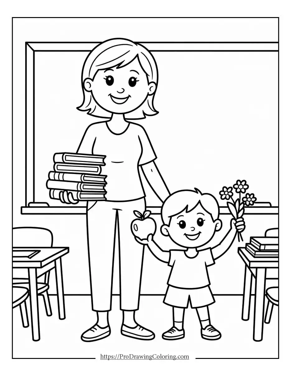 Mother’s Day Coloring Pages – Free Printable PDFs