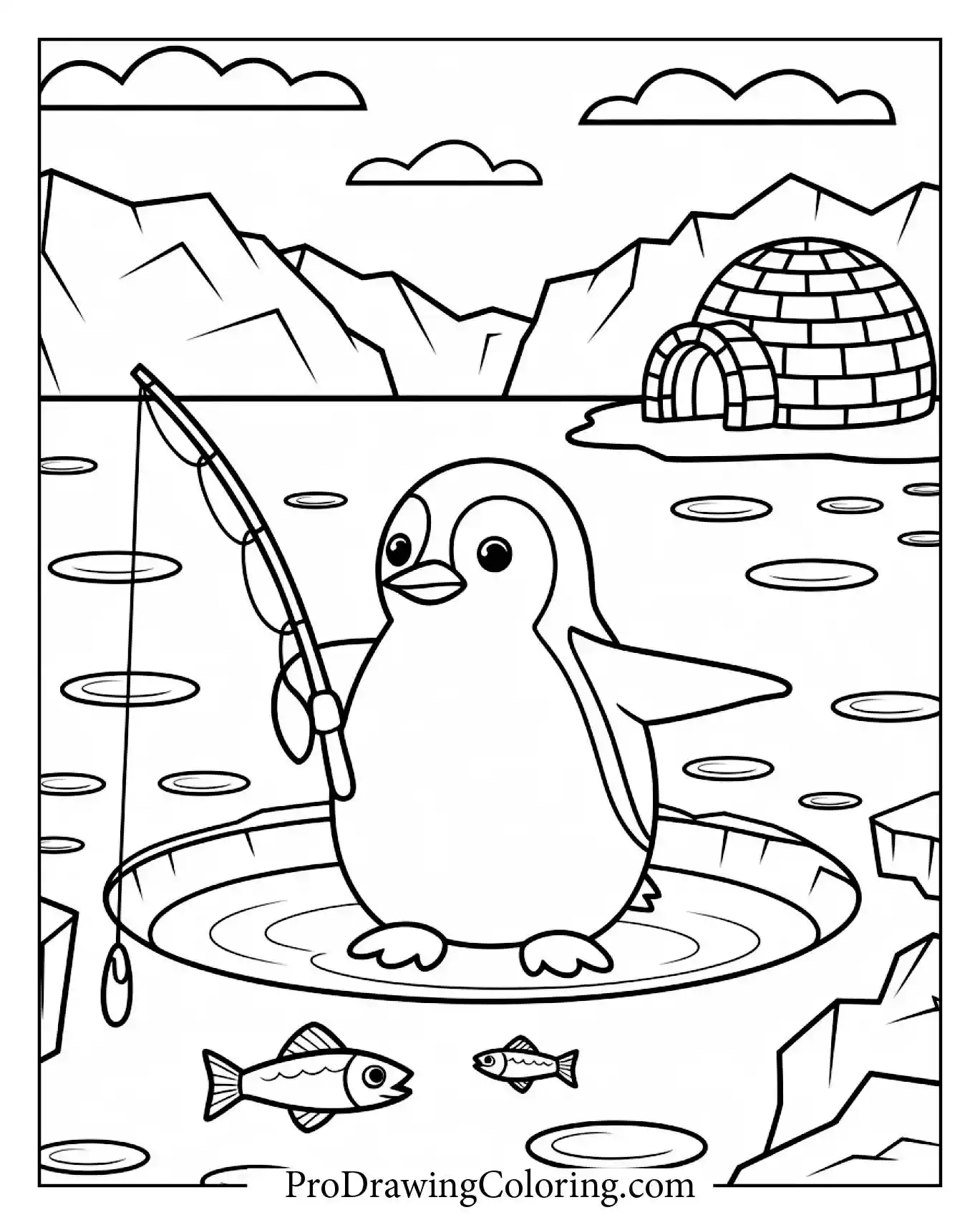 Penguin Coloring Pages – Free Printable PDF Sheets to Download