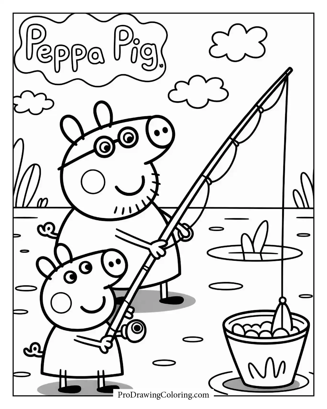 Peppa Pig Coloring Pages – Free Printable PDFs for Kids