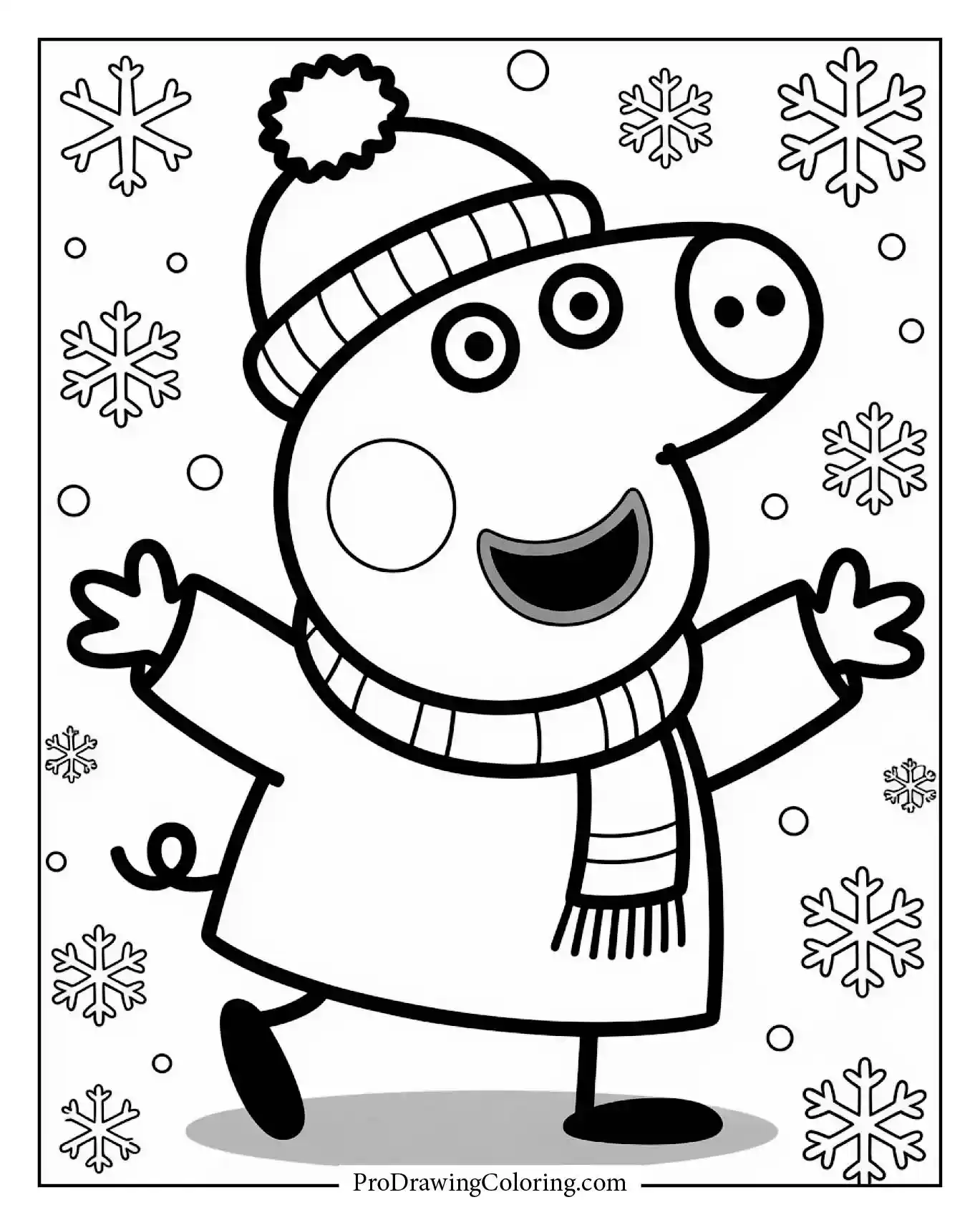 Peppa Pig Coloring Pages – Free Printable PDFs for Kids