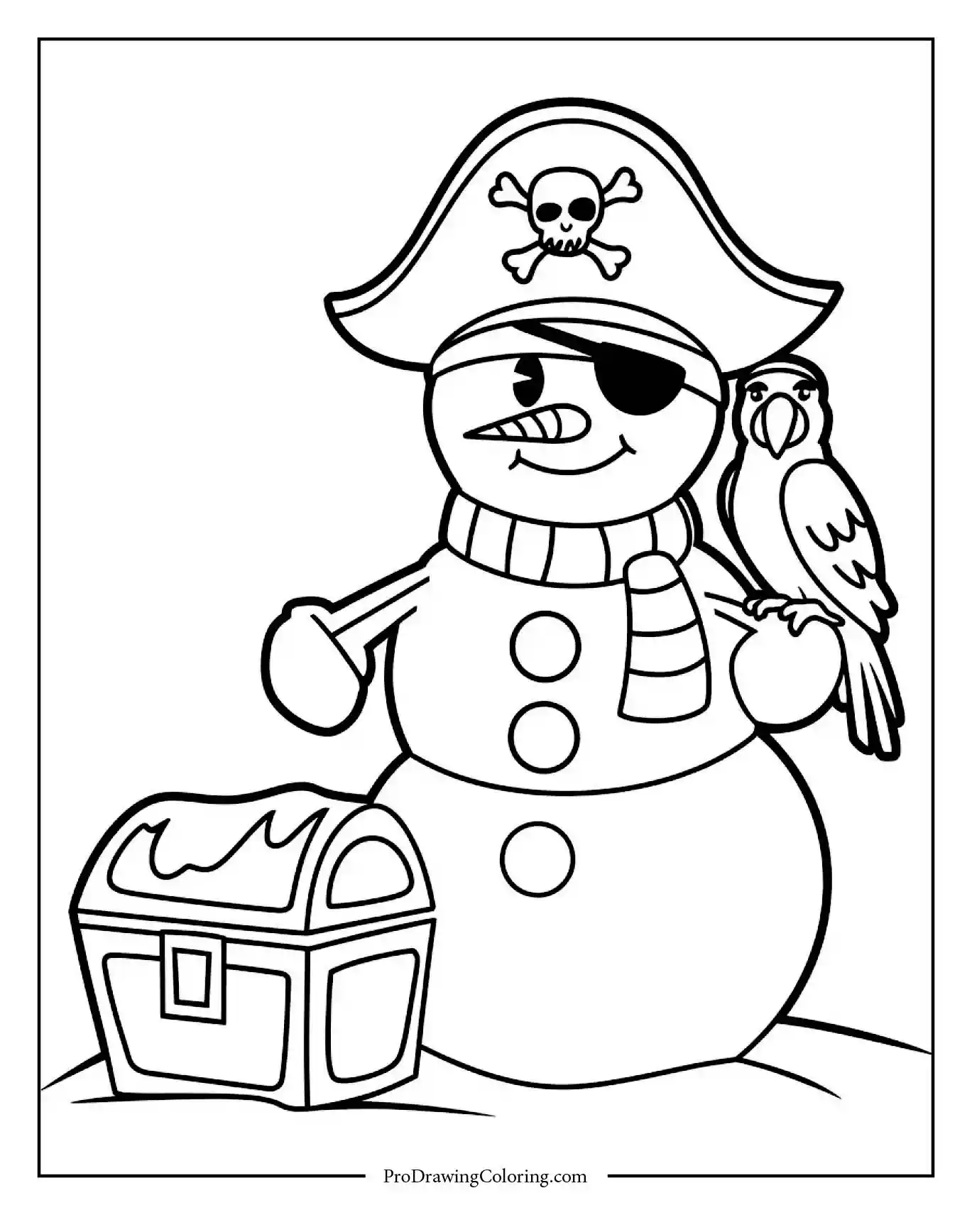 Free Snowman Coloring Pages – Printable PDF for Kids & Adults