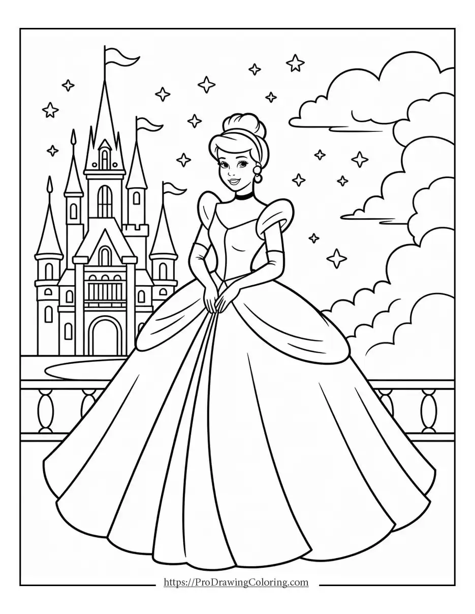 Princess Coloring Pages – Free Printable Magical Fun