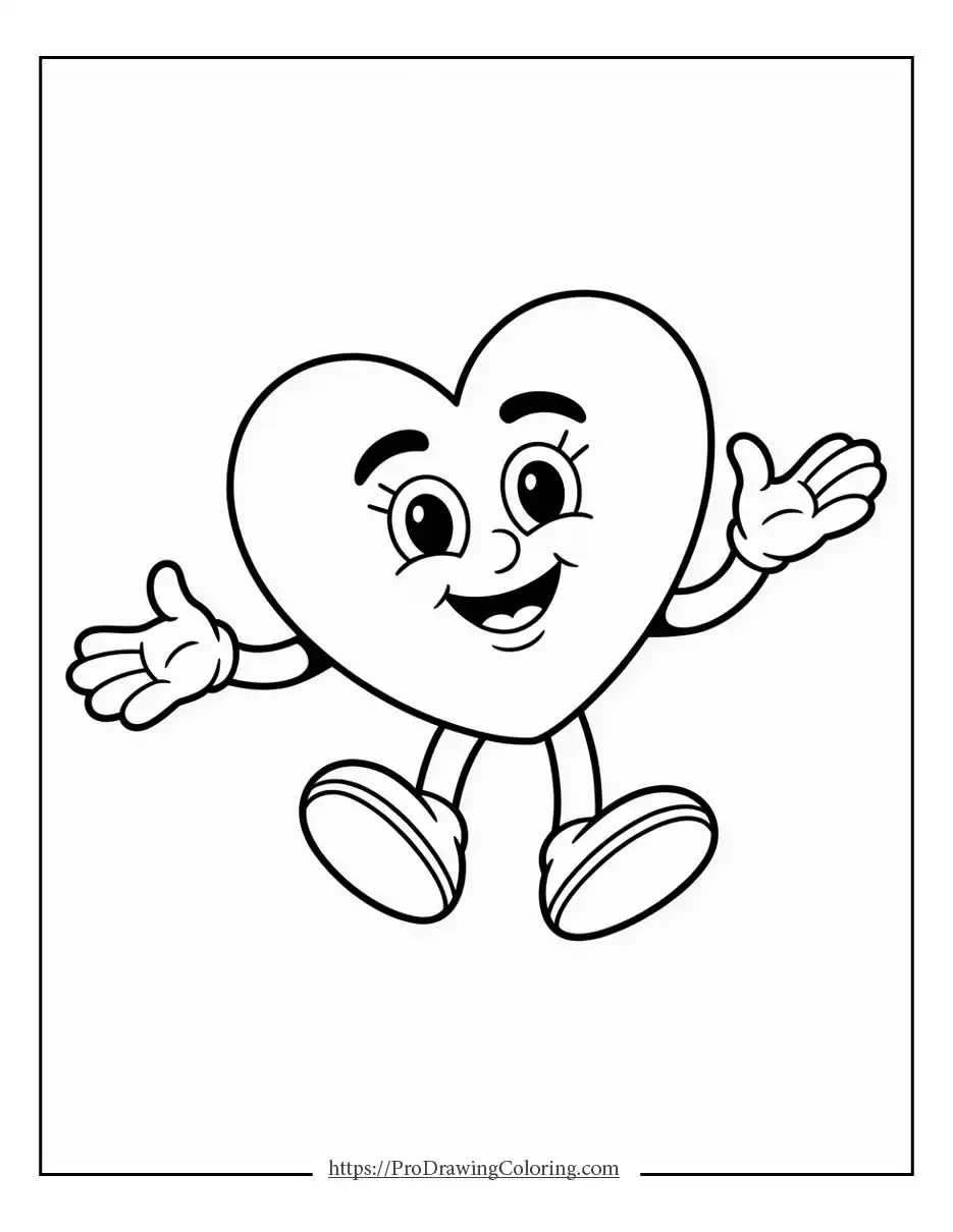 Heart Coloring Pages – Free Printable PDF for Kids & Adults
