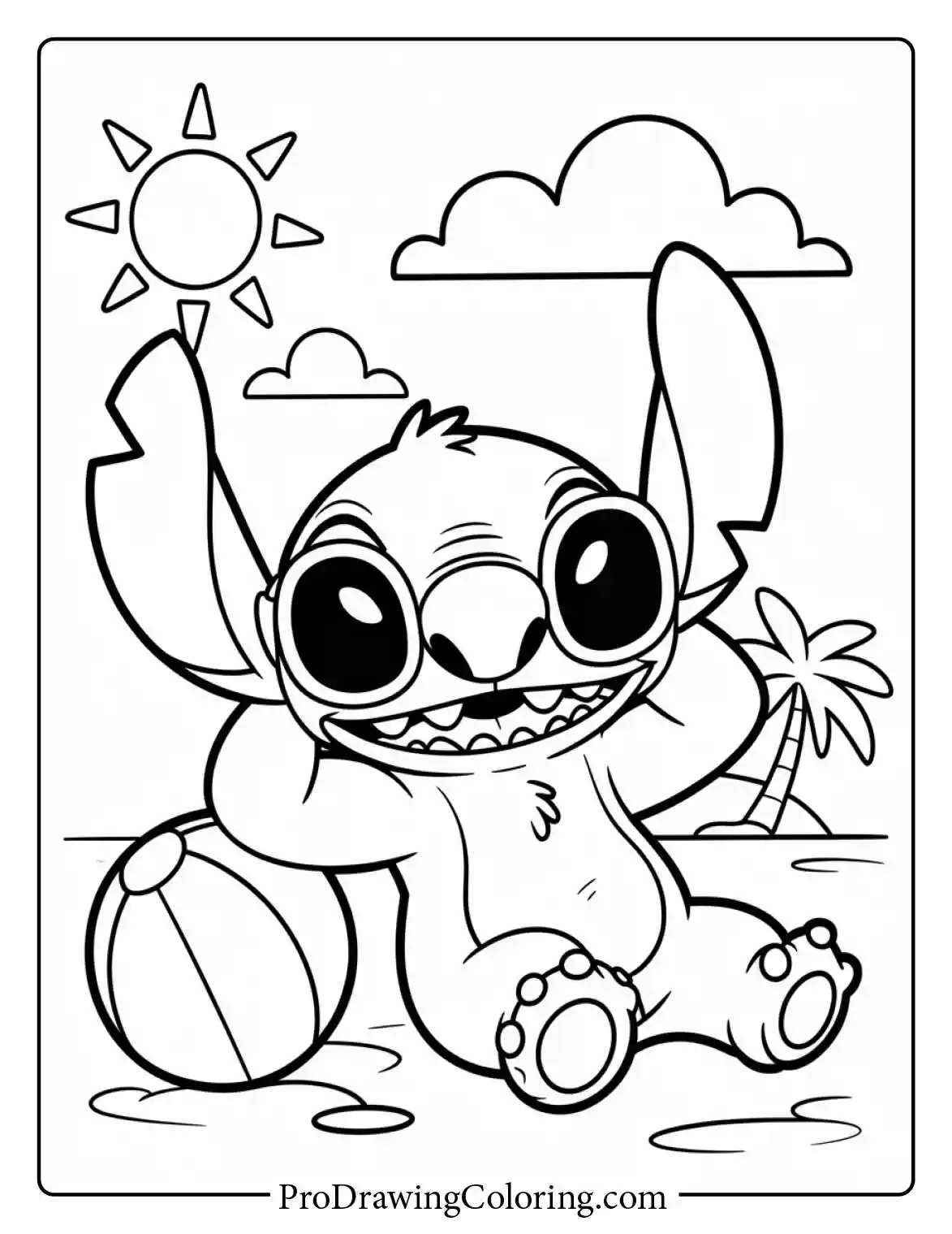 Stitch Coloring Pages – Free Printable Fun for Kids