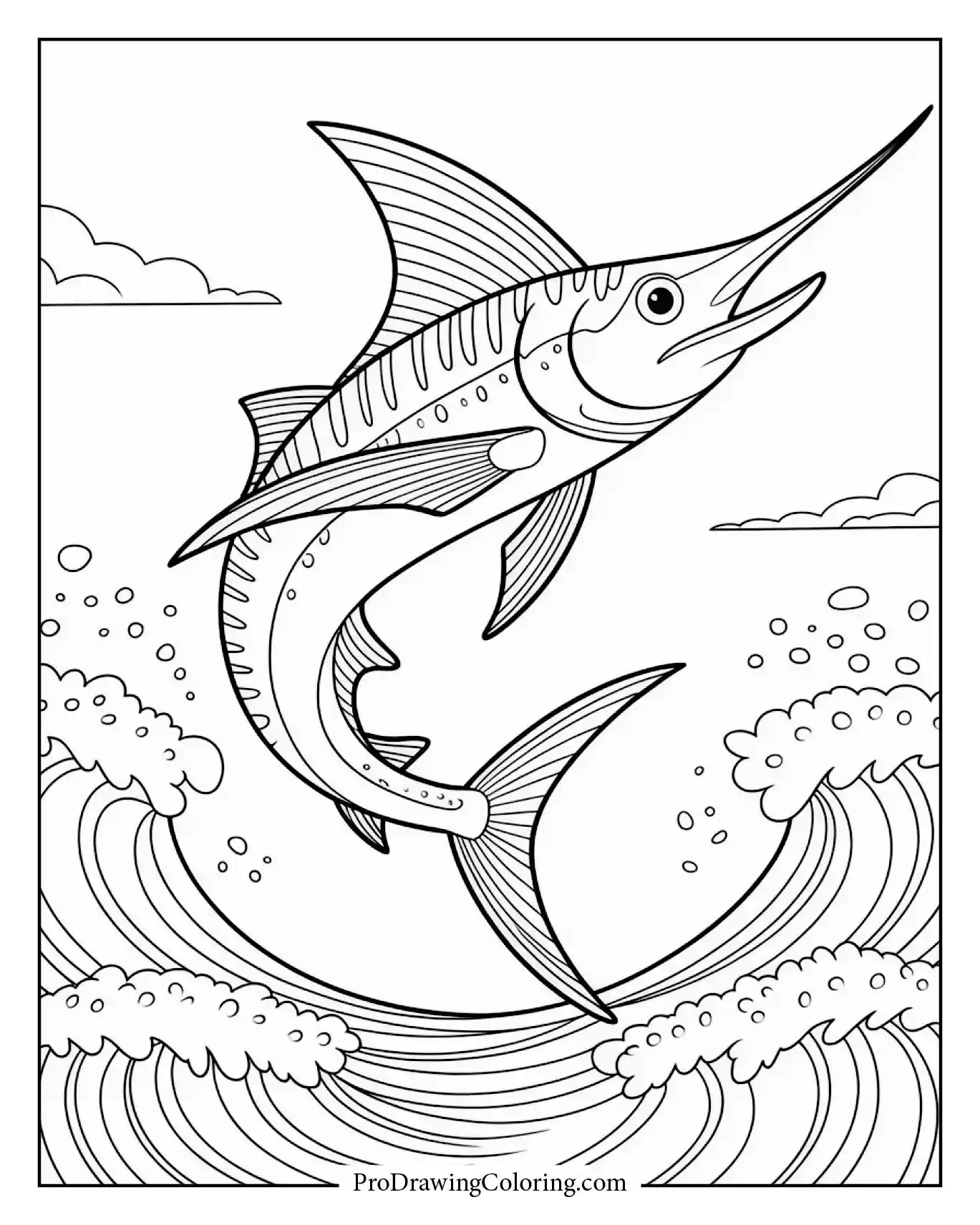 Fish Coloring Pages – Free Printable Ocean Art for All Ages