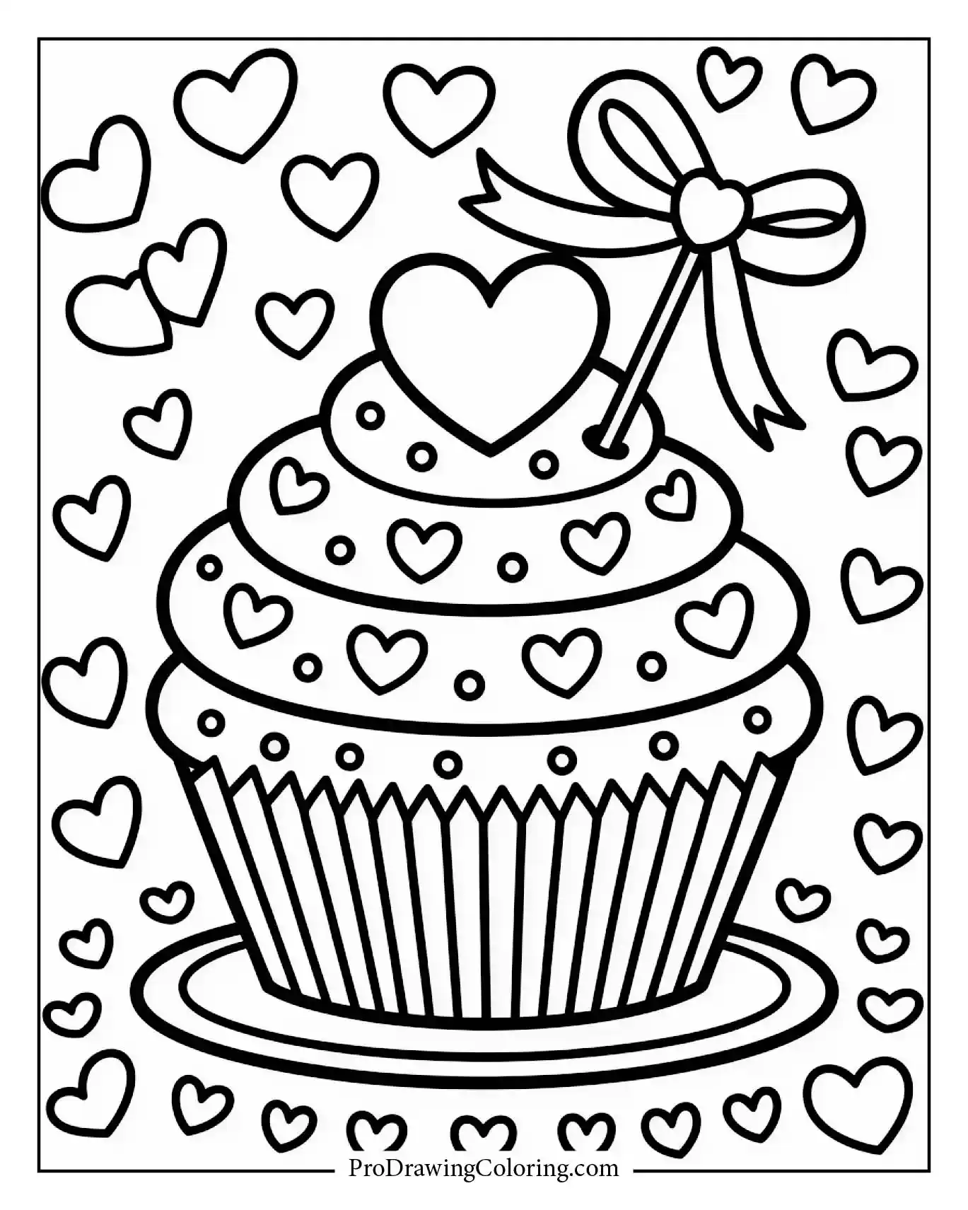 Free Cupcake Coloring Pages – Printable PDF (Kids & Adults)